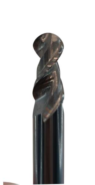 VHM Fräser mit Radius Z=2 3 mm R1,5